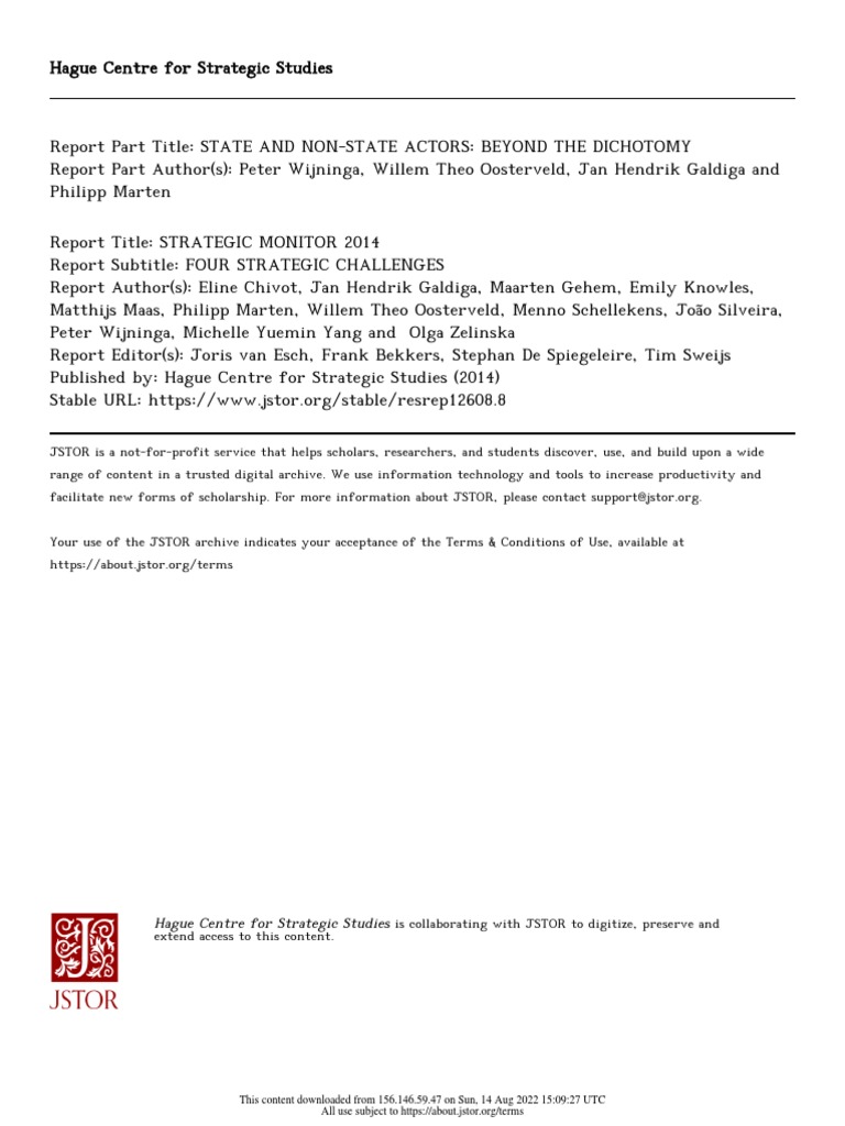 Non-State Actors | PDF | Non Governmental Organization | Globalization