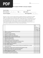 Questionnaire Comportemental Conners pour Enseignants | PDF | Échecs