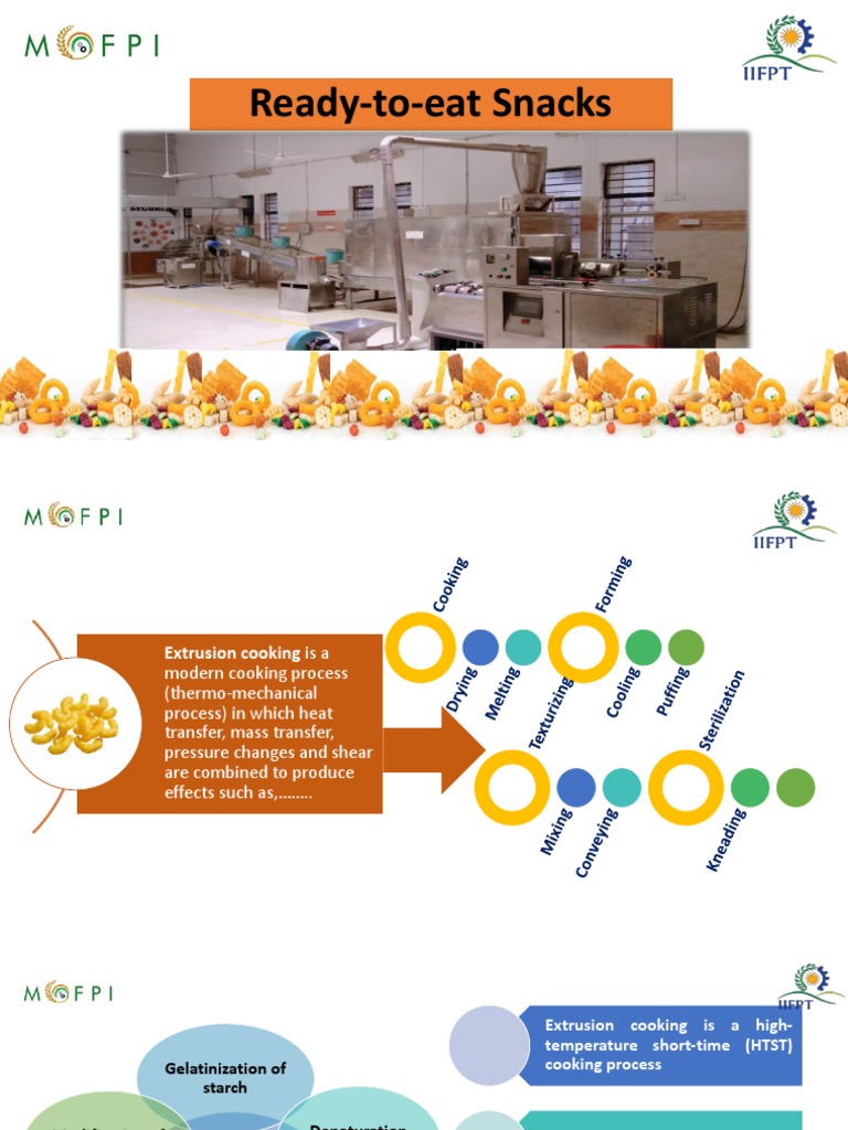 Ready-To-Eat Snacks | PDF | Extrusion | Breads