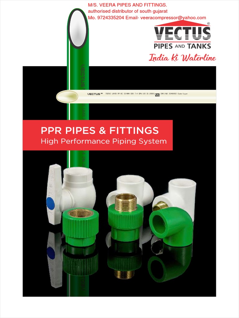 Vectus PPRC Pipes and Fittings | PDF | Pipe (Fluid Conveyance) | Construction