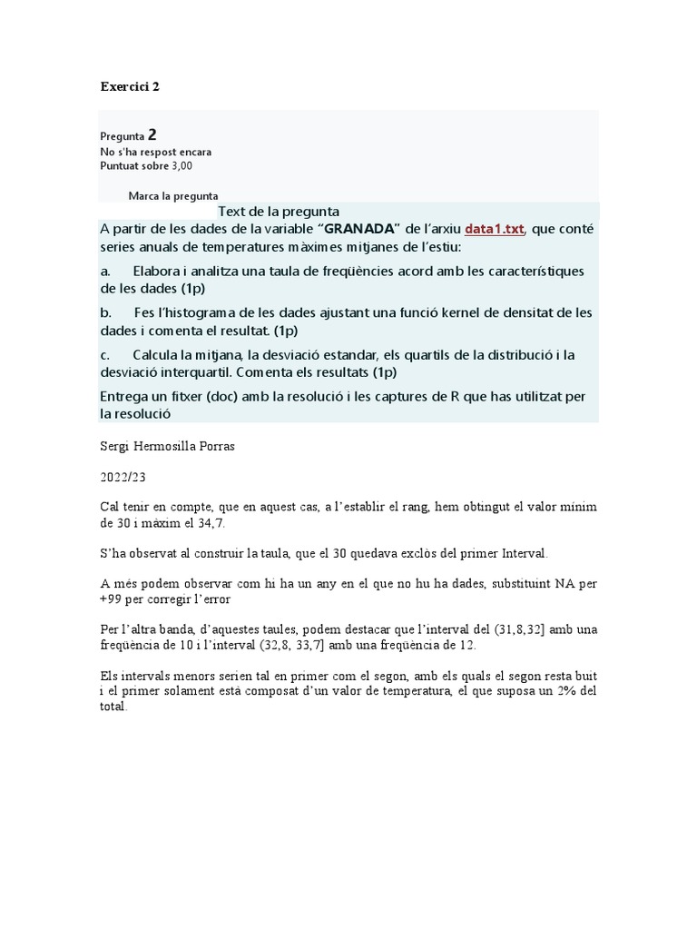 Exercici 2 | PDF
