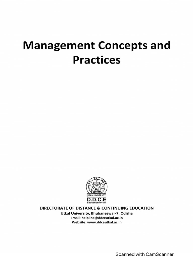 Management Concepts Practices | PDF