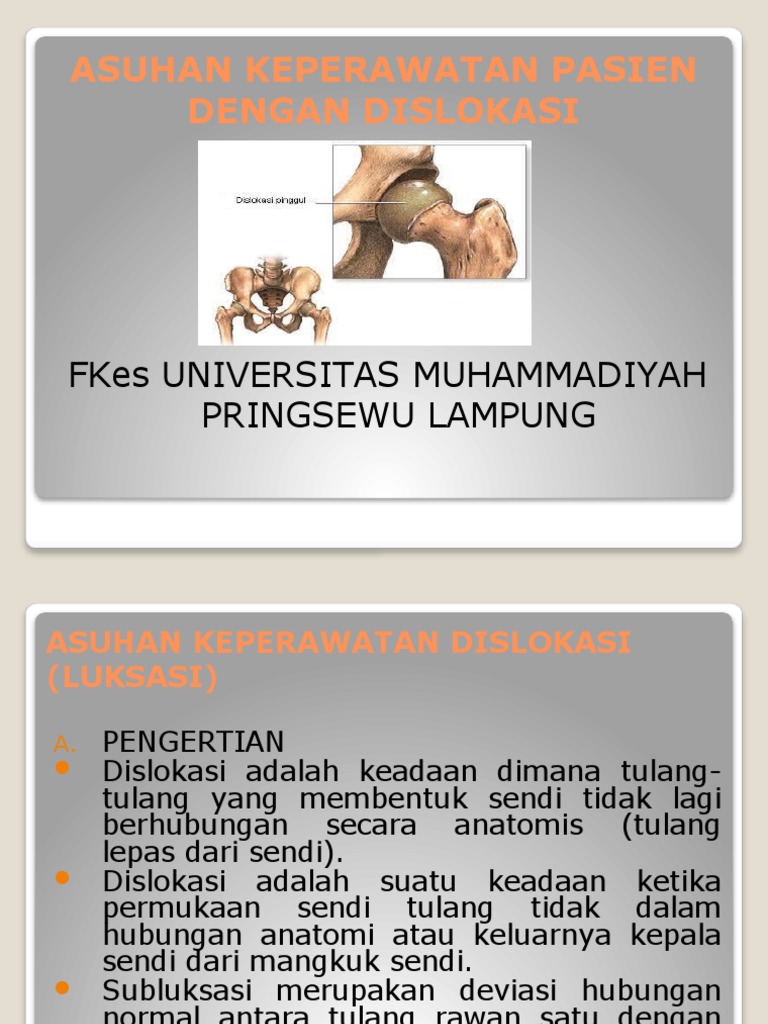 Asuhan Keperawatan Dislokasi (Luksasi) | PDF