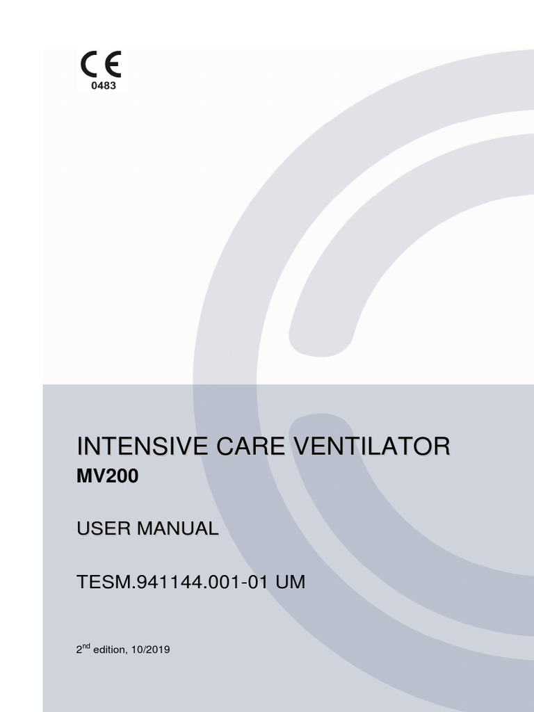 User Manual MV200 - 2nd Edition | Download Free PDF | Breathing ...
