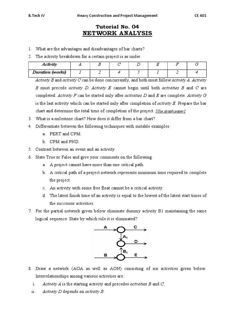HCPM Tutorial 4 Network Analysis | PDF | Analysis | Theoretical Computer Science