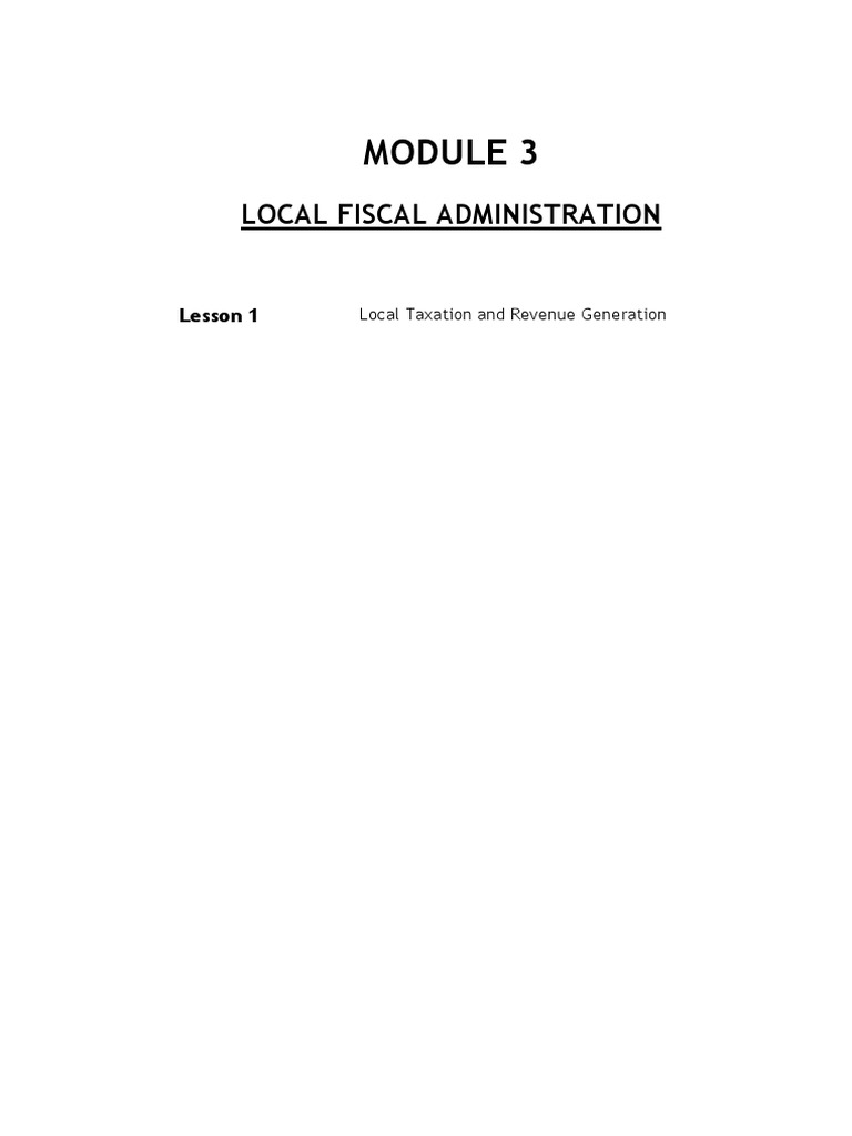 Module-3 1 | PDF | Taxes | Fee
