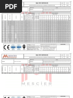 Sample MTC: Material Test Certificate | PDF | Screw | Manufactured Goods