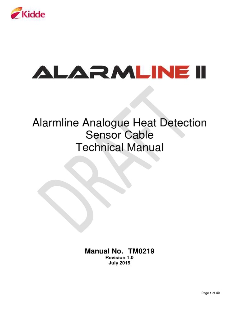 TM0219 Alarmline II Analogue Manual (Draft) | Download Free PDF | Roof ...