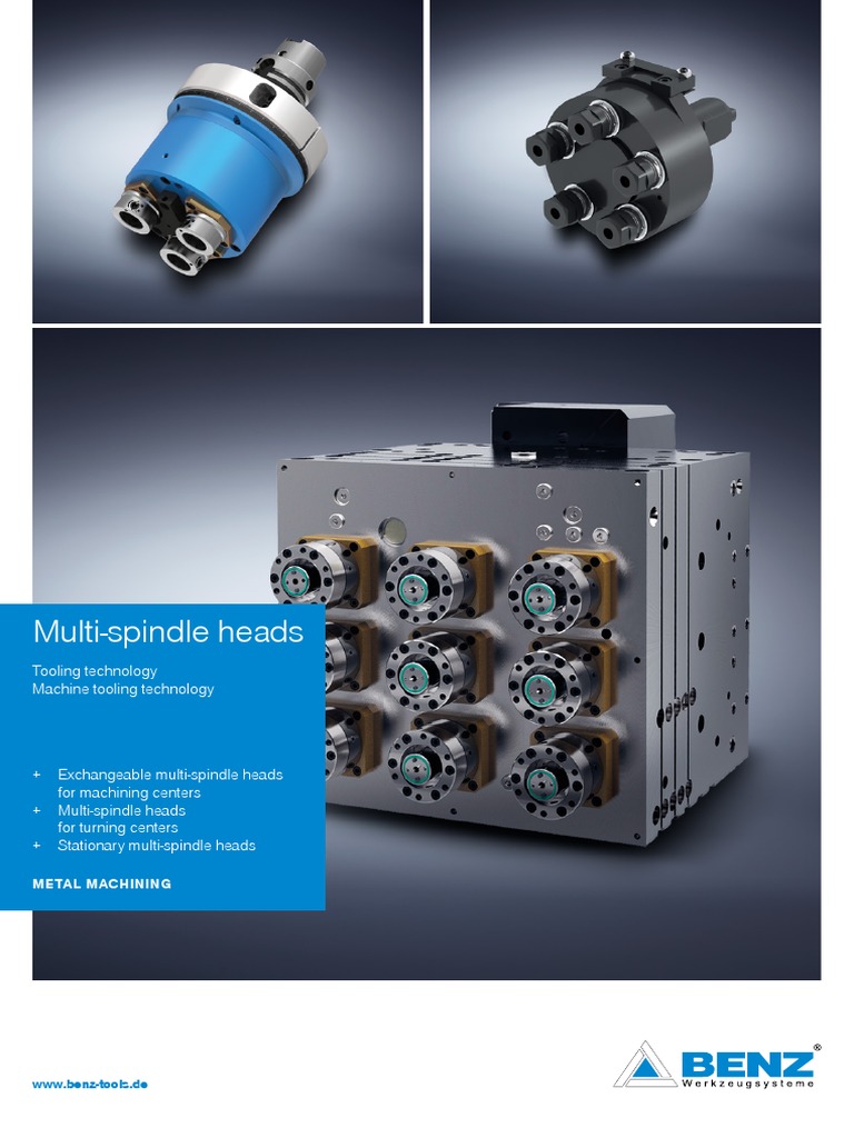 Multi Spindel Heads | PDF | Machining | Drill