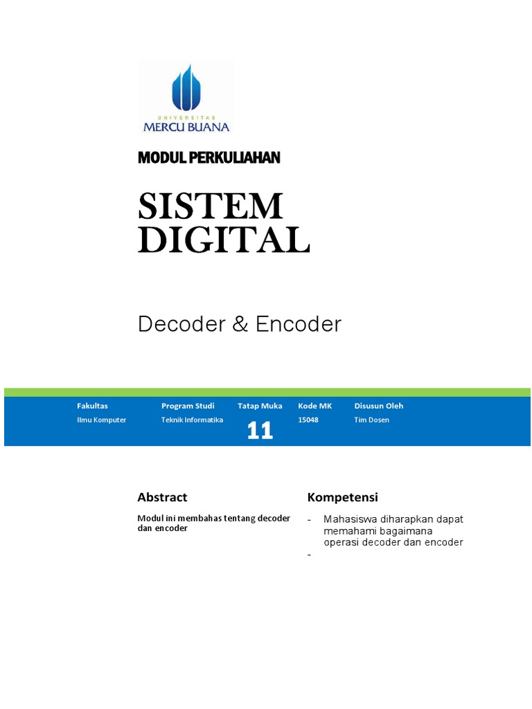 13 Decoder Encoder | Download Free PDF | Logic | Mathematical Logic