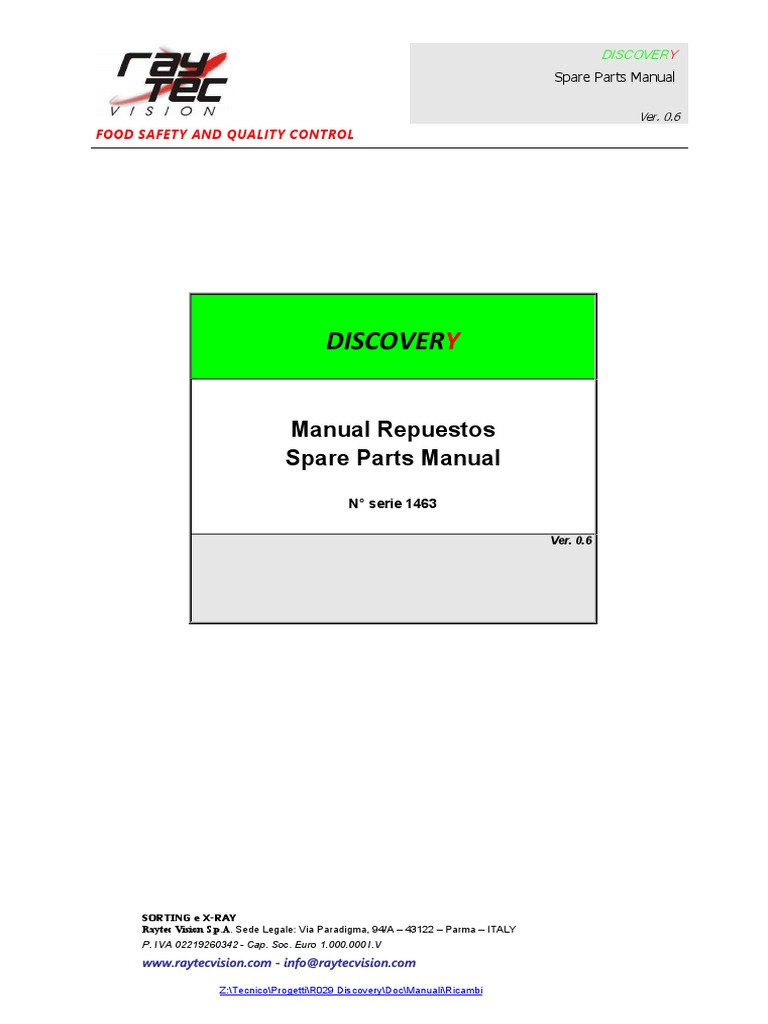 DISCOVERY SP-ENG V. 0.6 - Leonali 1463 | PDF | Electrical Engineering ...