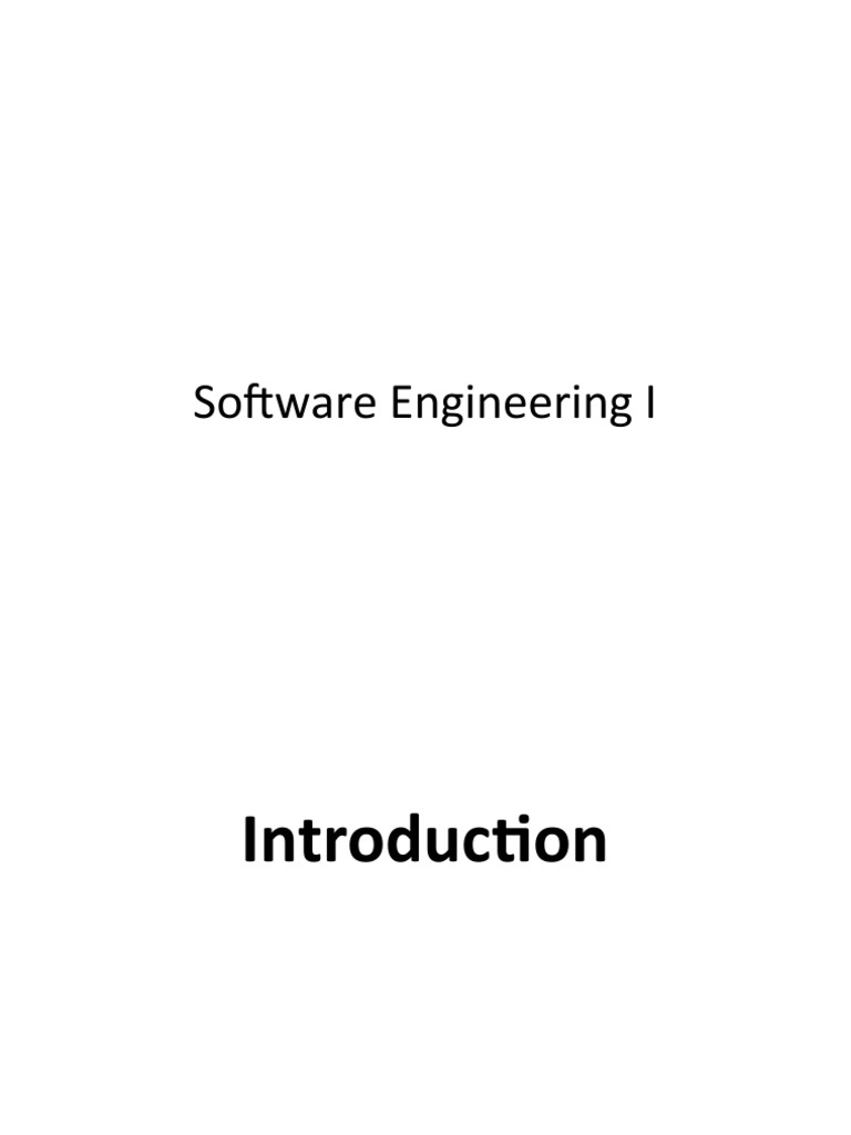 Week 1 Software Engineering | PDF | Conceptual Model | Software Testing Week 1 Software Engineering | PDF | Conceptual Model | Software Testing