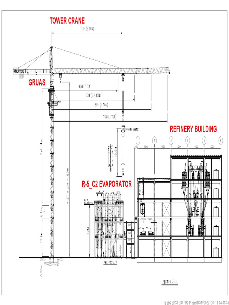 Tower Crane (Gruas) Rigging Plan - pr2-Pjt | PDF Tower Crane (Gruas) Rigging Plan - pr2-Pjt | PDF