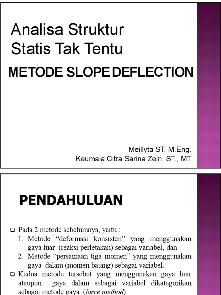 Analisa Struktur STT | PDF