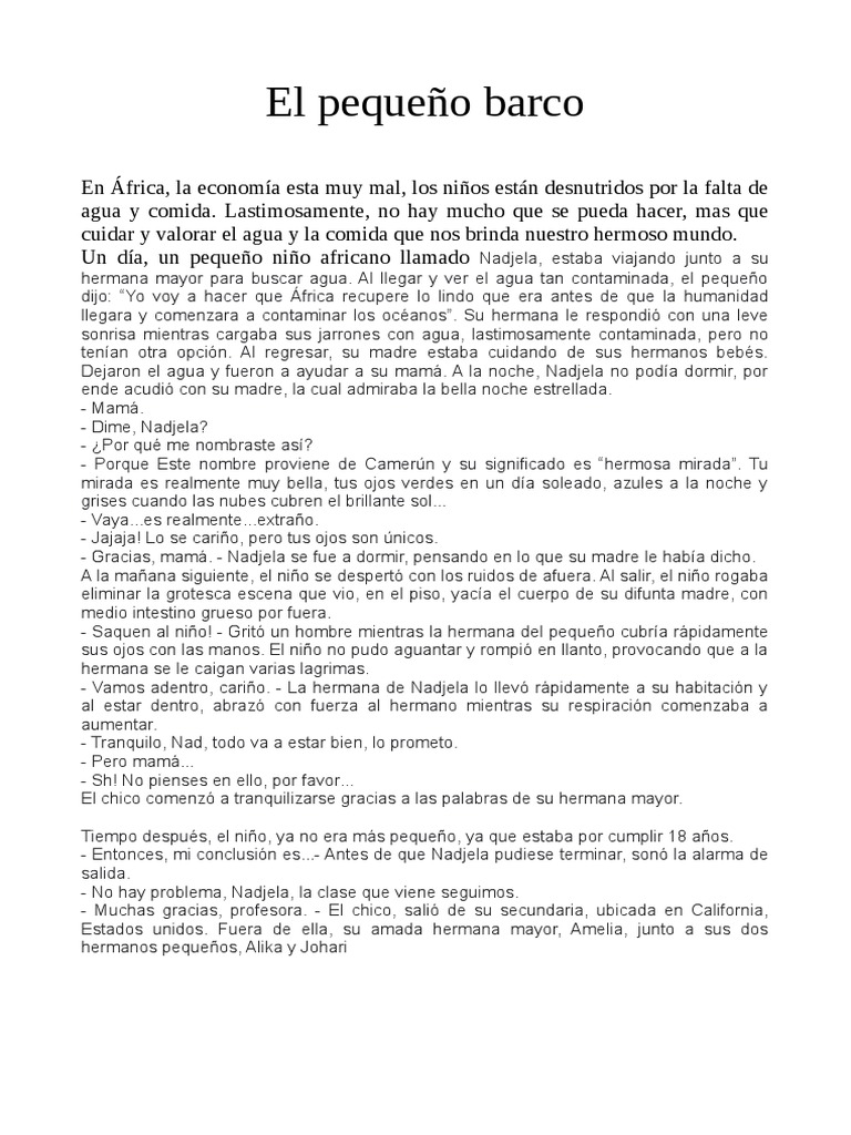 El Pequeño Barco | PDF