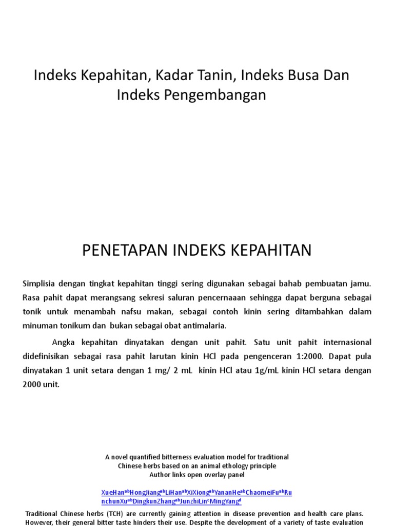 Indeks Busa Materi | PDF | Taste