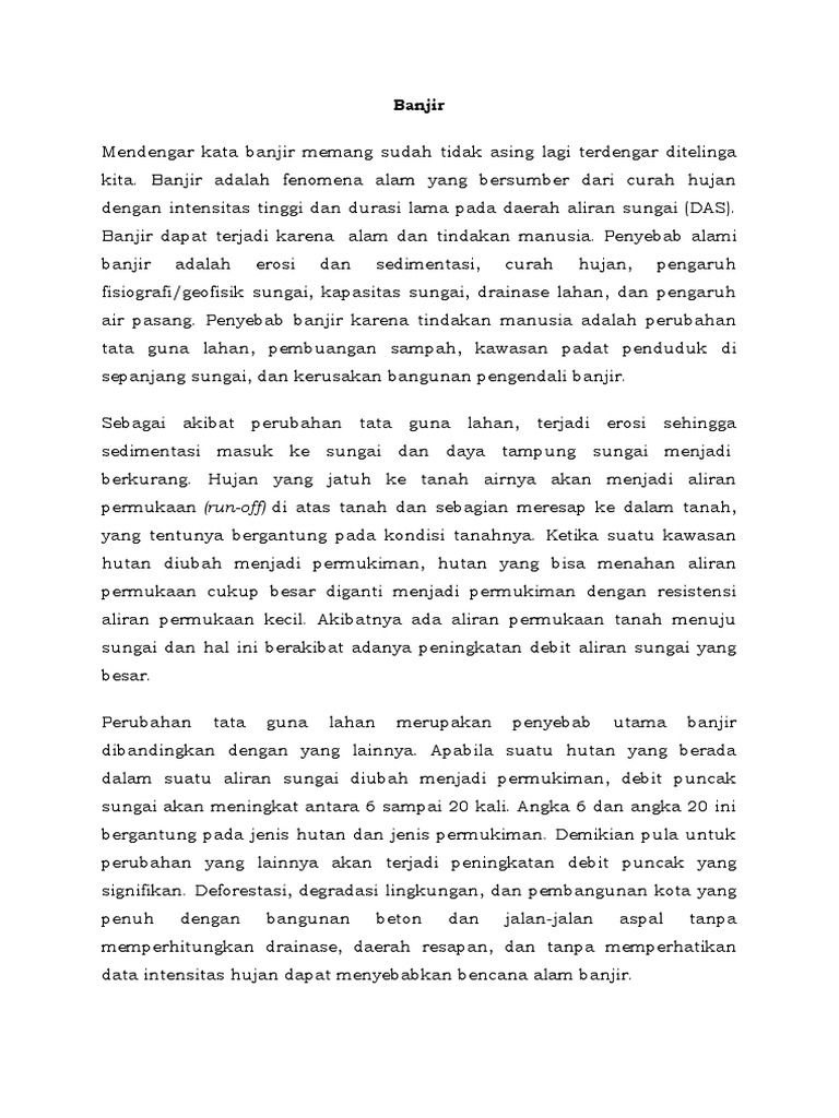 Contoh Teks Eksplanasi | PDF