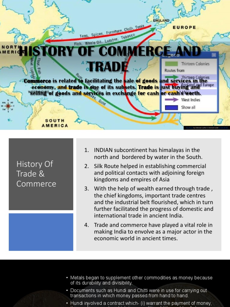 History of Commerce and Trade: This Photo CC By-Sa-Nc | PDF | Trade | Banks