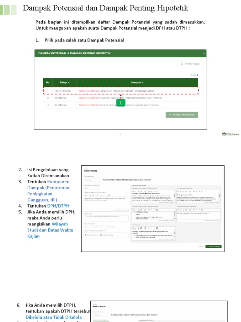 Penentuan DPH Dan Dampak Penting | PDF