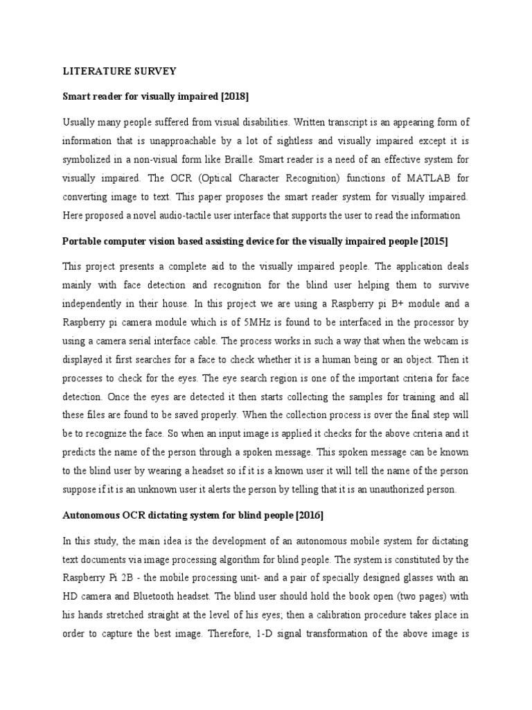 LITERATURE SURVEY - Visual | PDF | Optical Character Recognition ... LITERATURE SURVEY - Visual | PDF | Optical Character Recognition ...