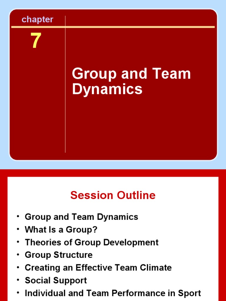 Group and Team Dynamics | PDF | Social Support | Interpersonal ...