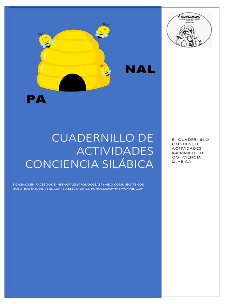 Actividades de Conciencia Silábica | PDF | Lingüística | Fonología