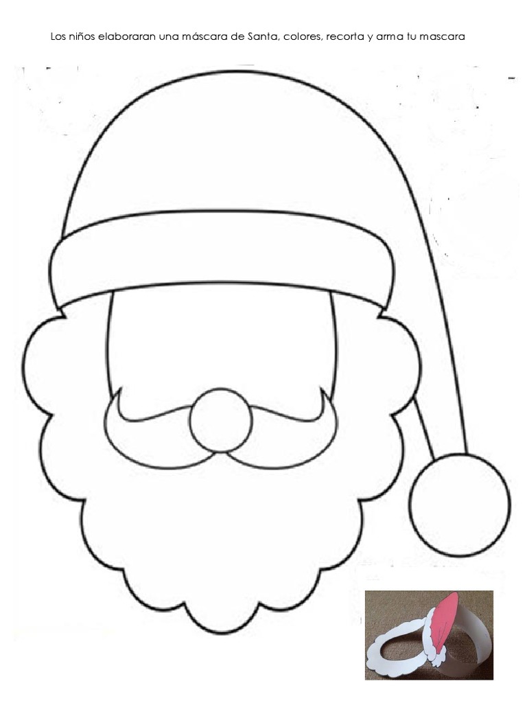 Molde de Una Máscara de Santa | PDF