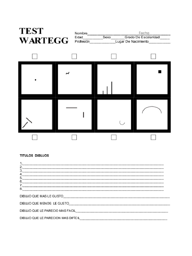 Test Wartegg | PDF