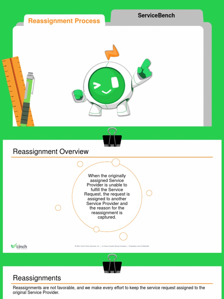 ServiceBench - Reassignment Process | PDF | Computing
