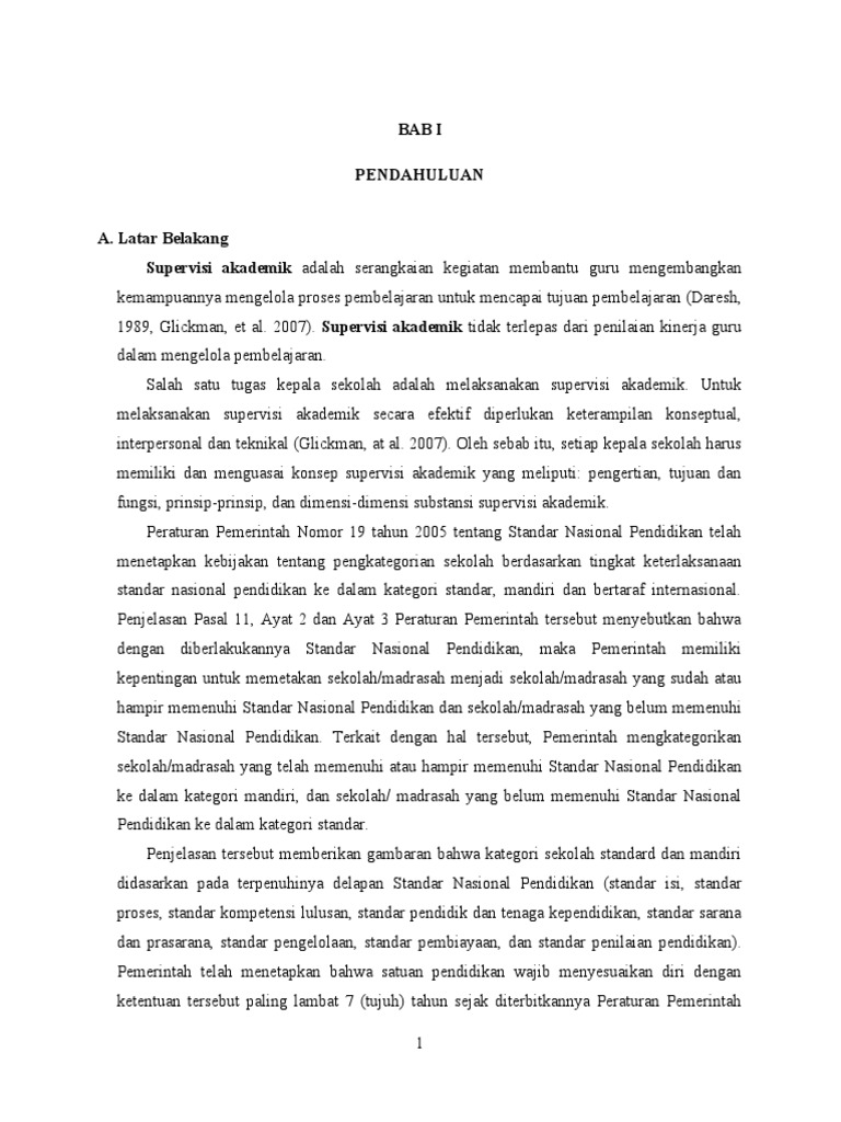 Evaluasi Dan Tindak Lanjut Supervisi | PDF