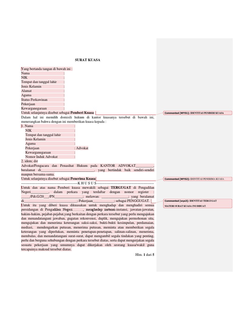 Contoh Sk. T, Eksepsi, Jawaban, Rekonvensi Tergugat | PDF