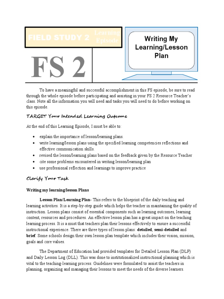 Episode 10 | PDF | Lesson Plan | Learning