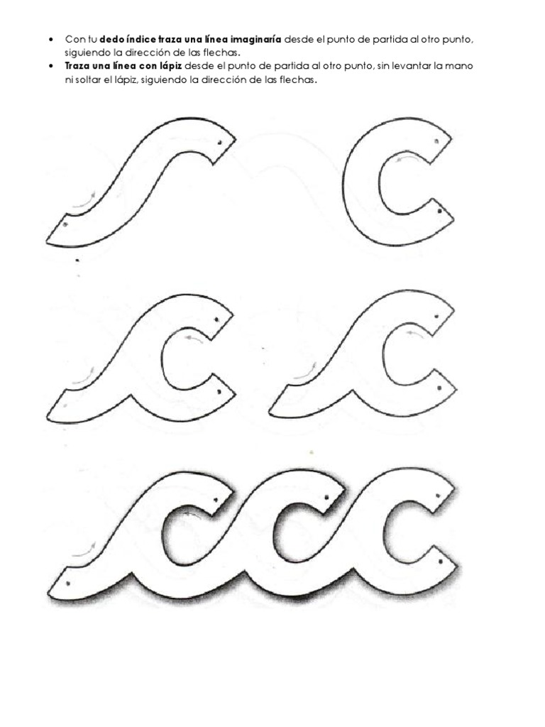 Preescritura de La Vocal o | PDF