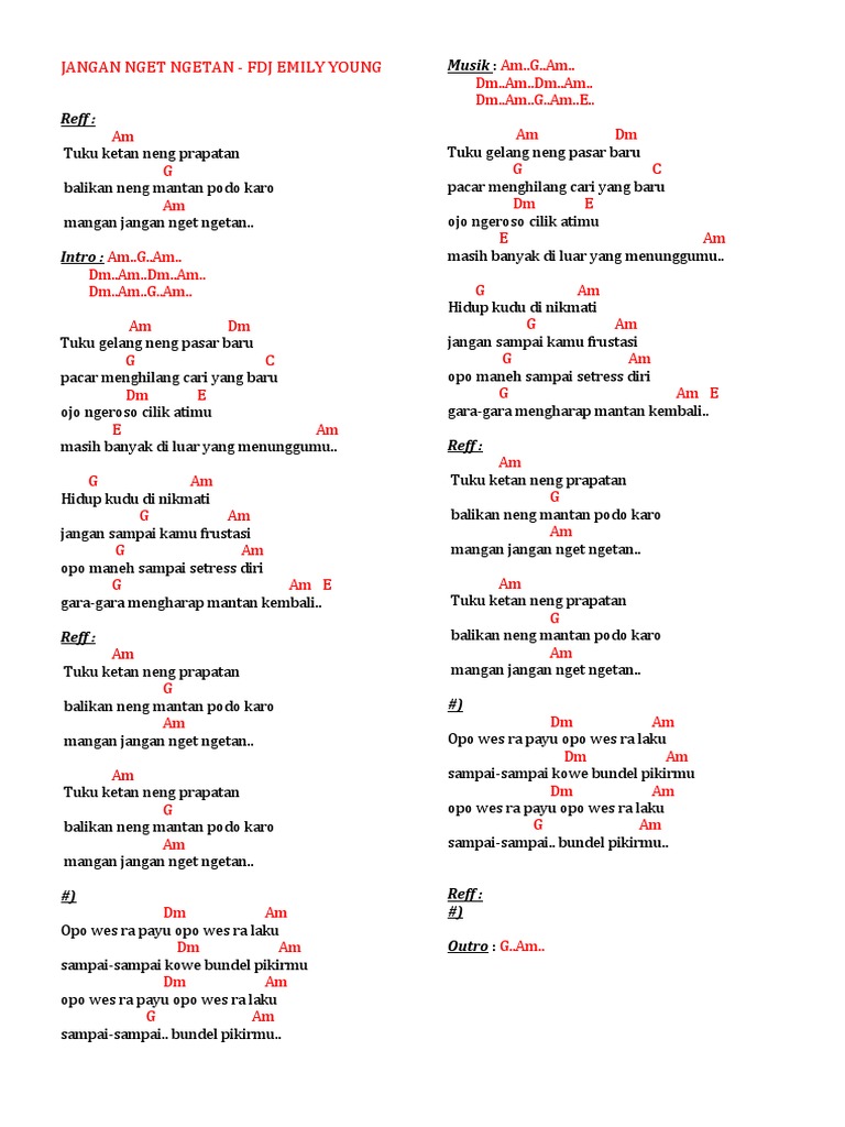 Jangan Nget Ngetan | PDF