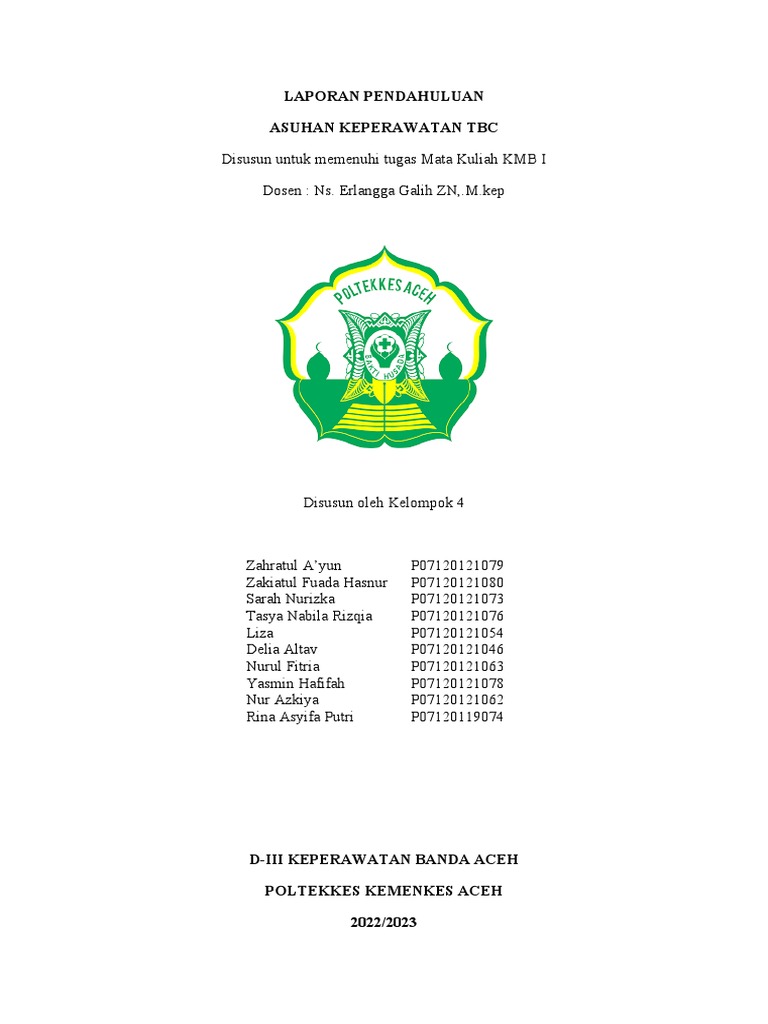 Laporan Askep TBC Kel-4 | PDF