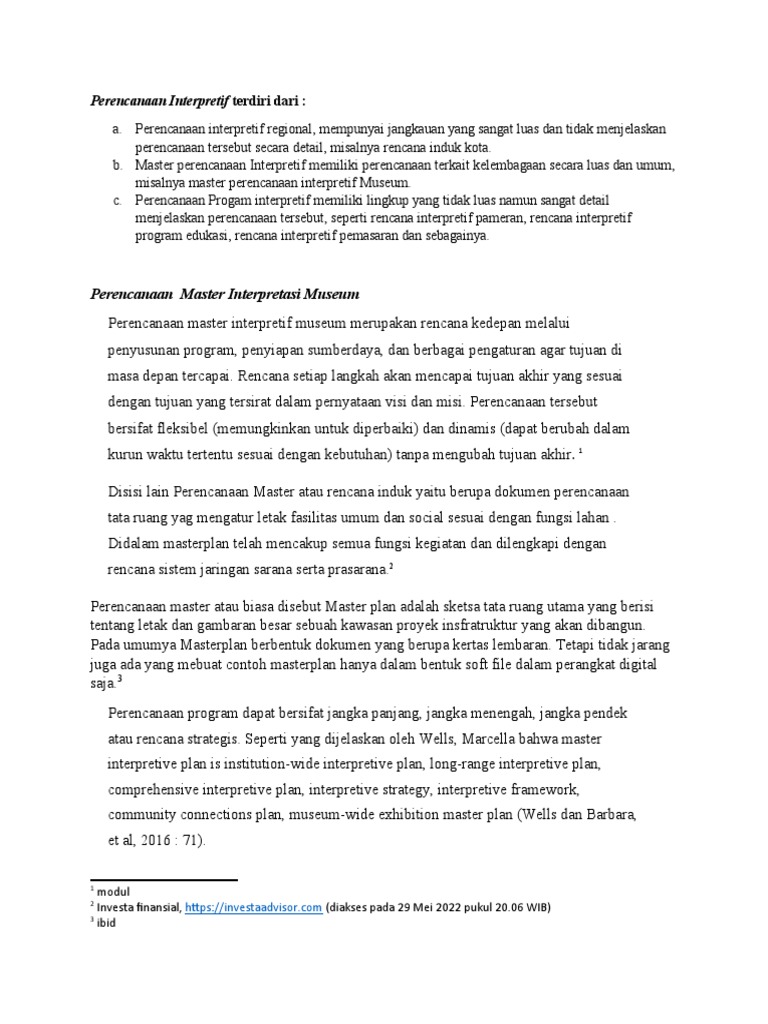 Macam Macam Dan Perencanaan Master | PDF