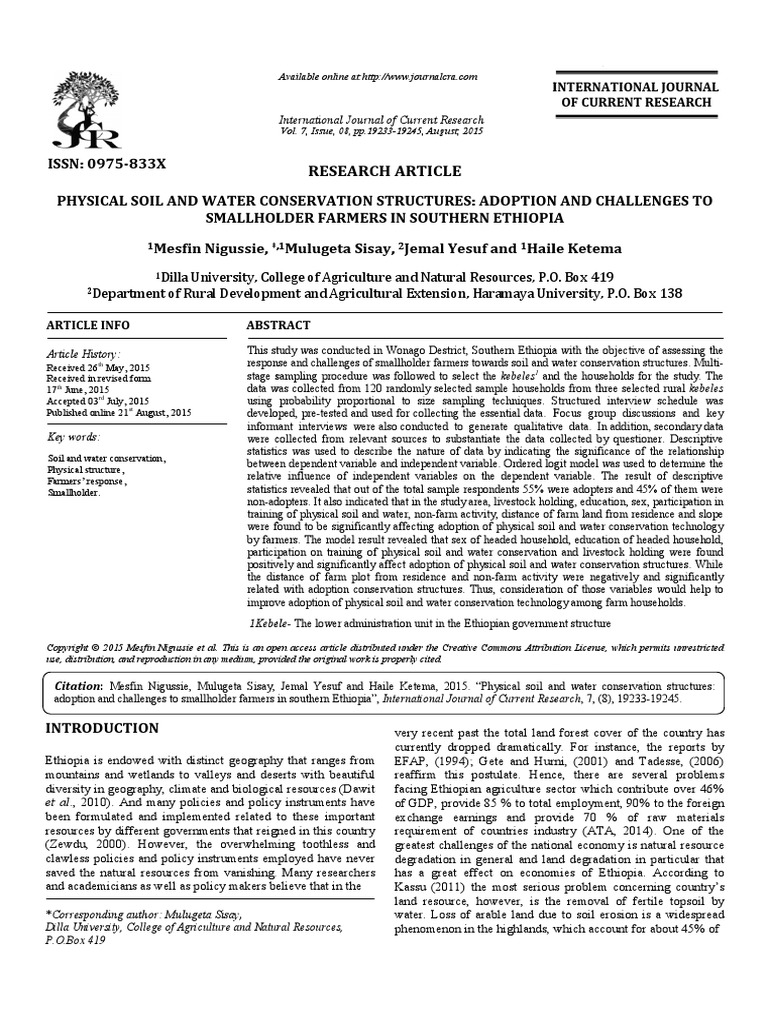 Research Article: International Journal of Current Research | PDF ...