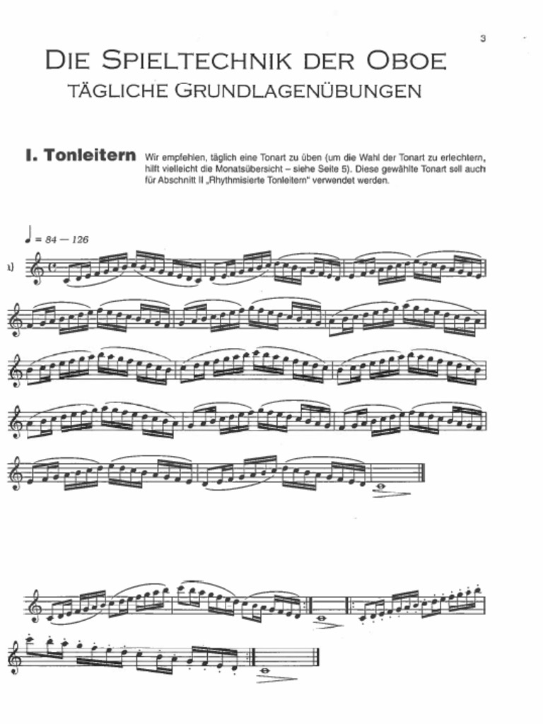 Método de Escalas - Oboé | PDF