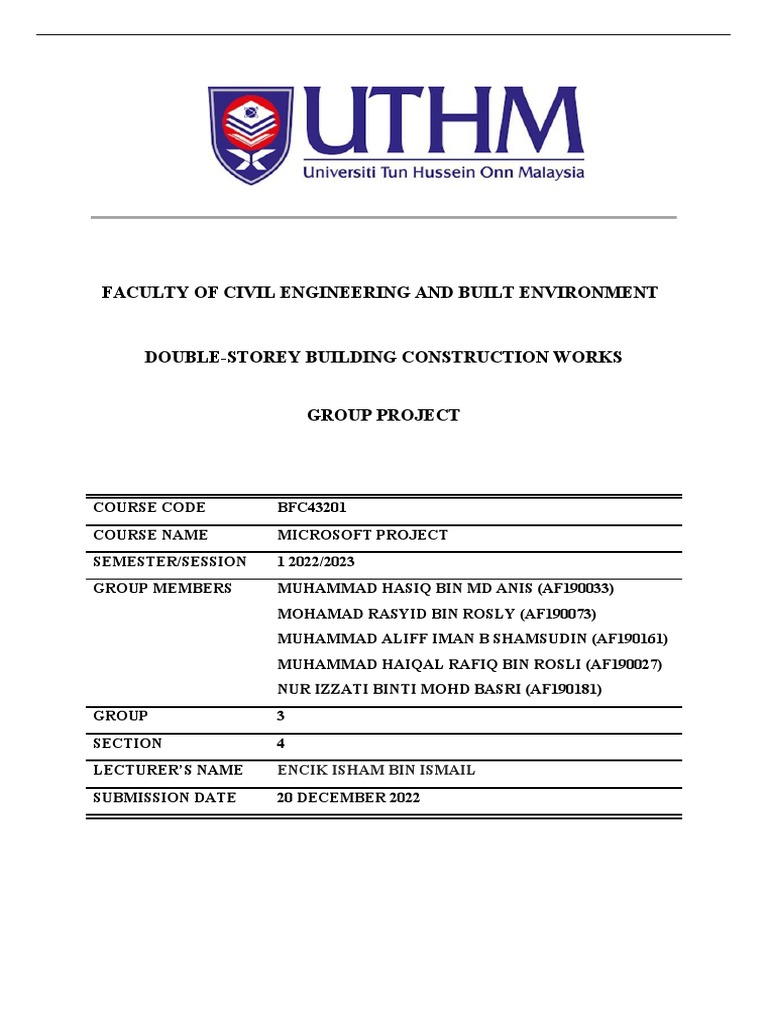 G3 S4 Msproject | PDF