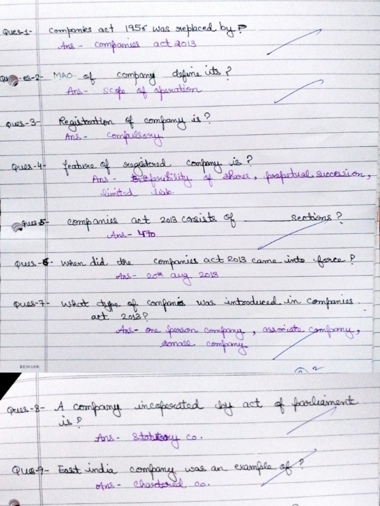 Company Law Assignment | PDF