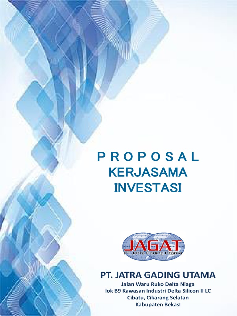 Judul Proposal Kerjasama Investasi PT. Jatra Gading Utama | PDF