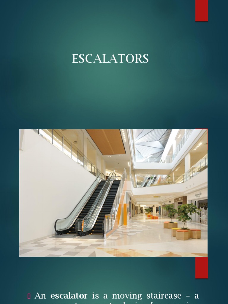 Escalators - BMC Notes | PDF | Escalator | Transport