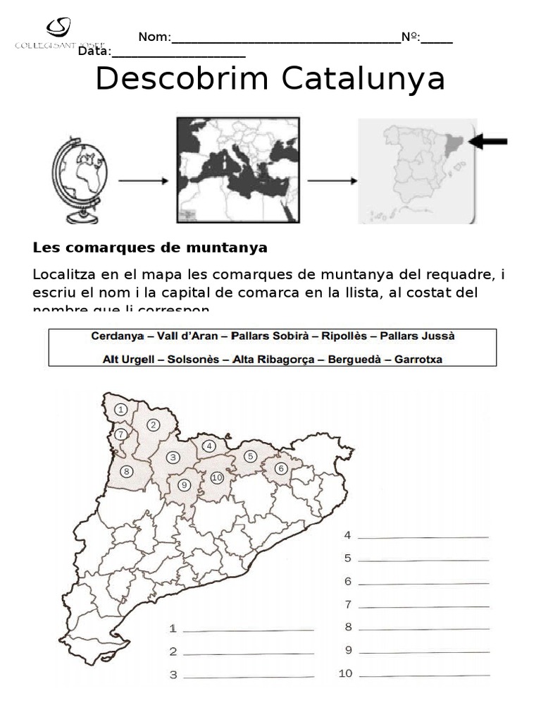 Comarques de Catalunya | PDF