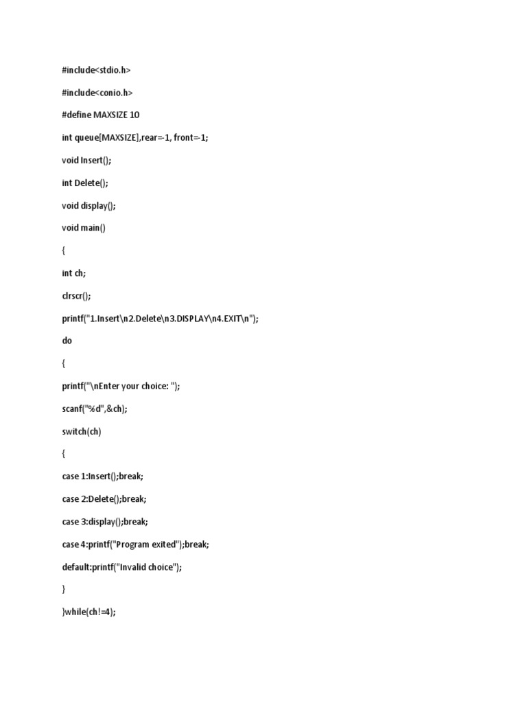 Queue Using Array | PDF Queue Using Array | PDF