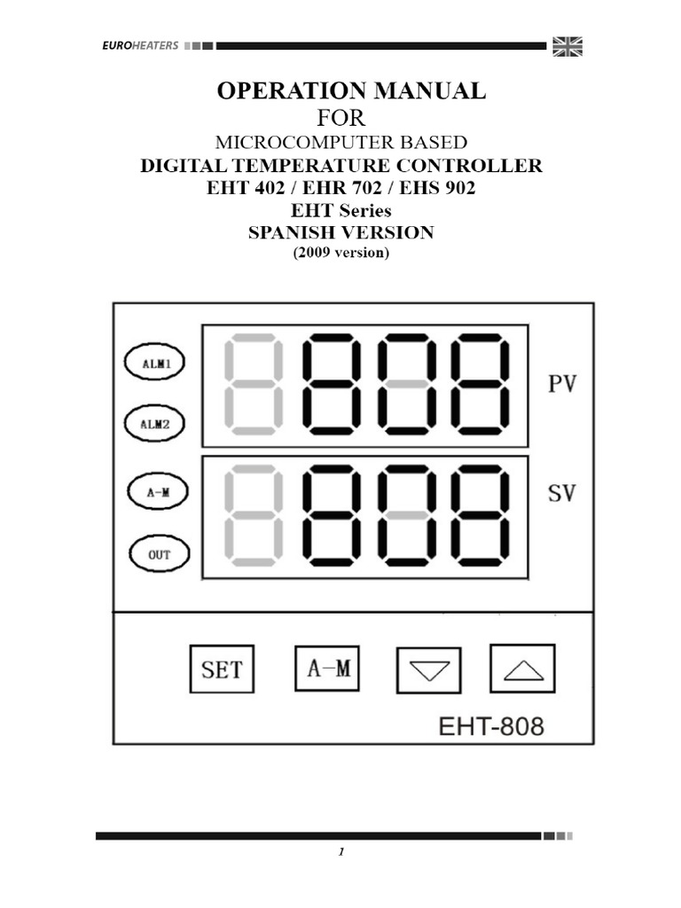 Temperature Controller Eht 402 | PDF