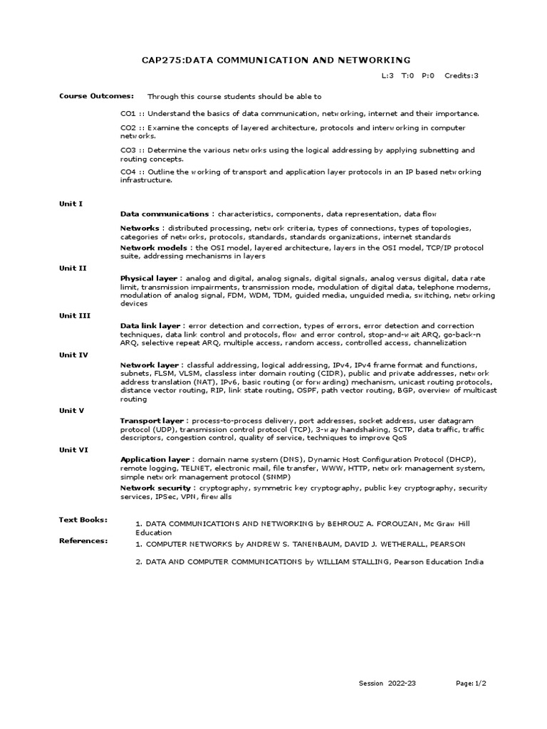 FRM Course Syllabus IPDownload | Download Free PDF | Computer Network ...