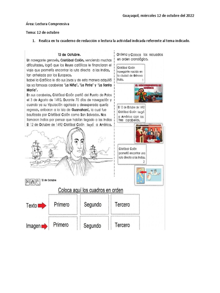 12 de Octubre Lectura | PDF