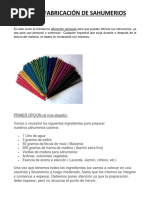 Elaboración de Sahumerios | PDF | Incienso | Perfume