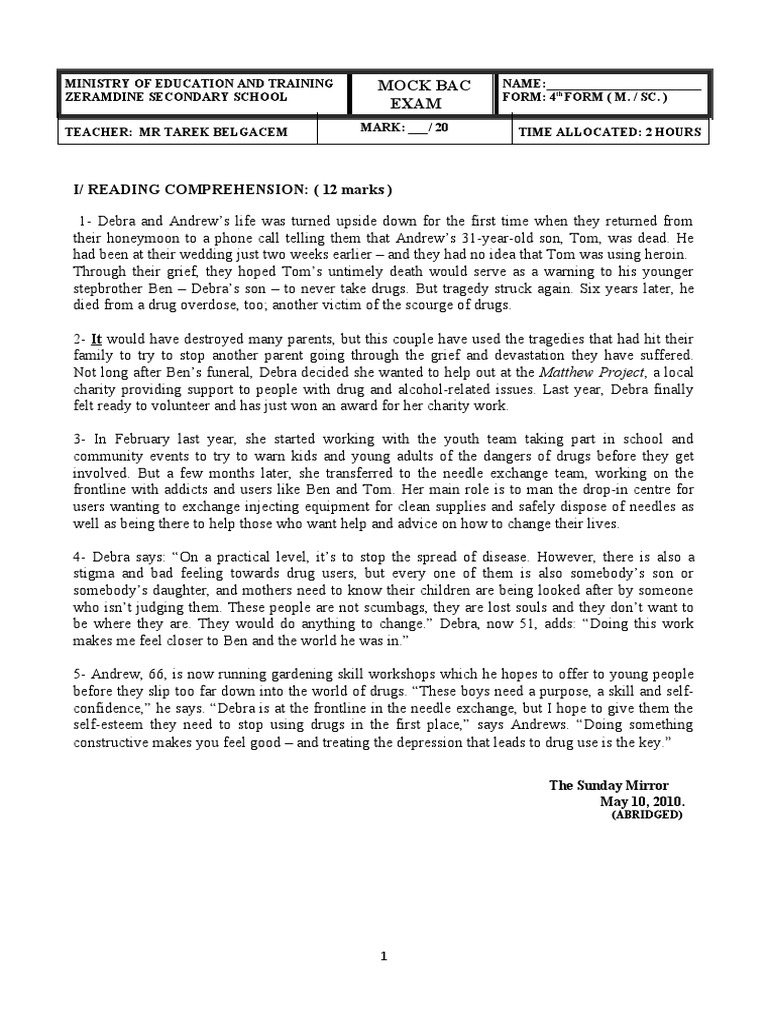 Drug Abuse | PDF | Bullying