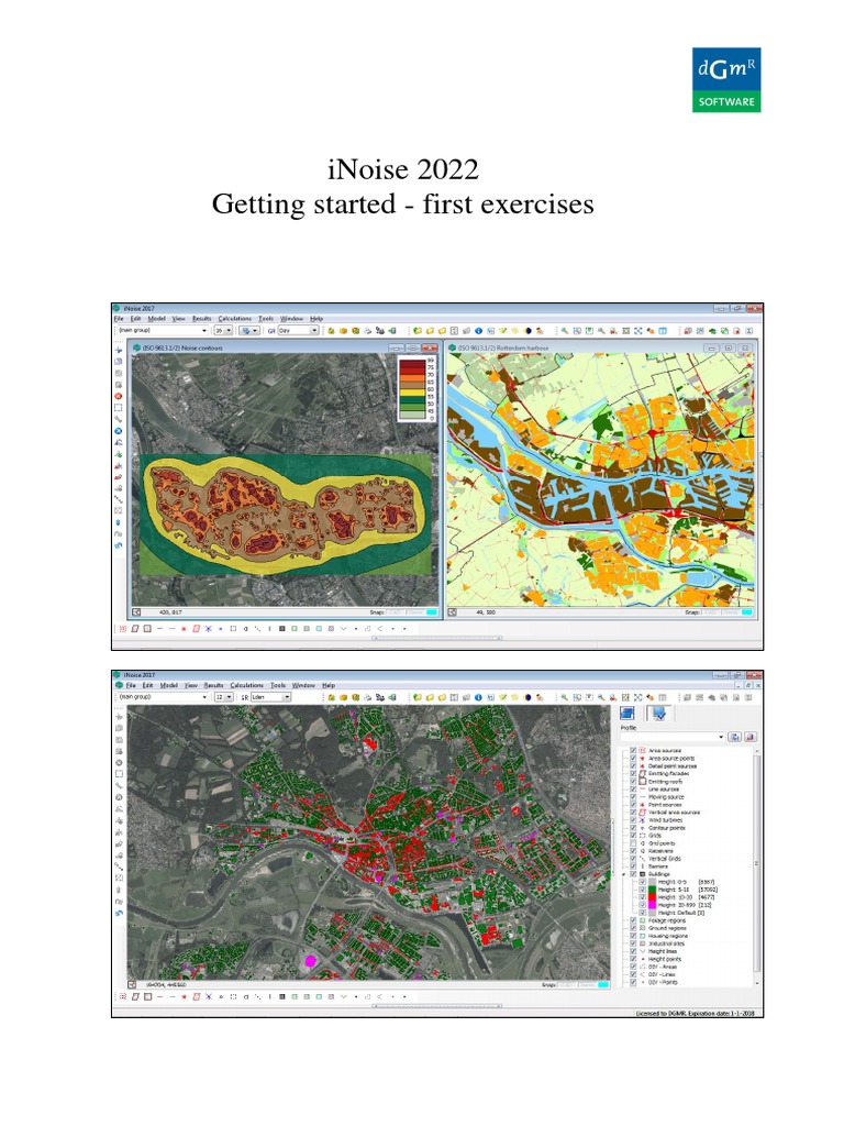 Getting started with iNoise software | PDF | Graphical User Interfaces | Button (Computing)